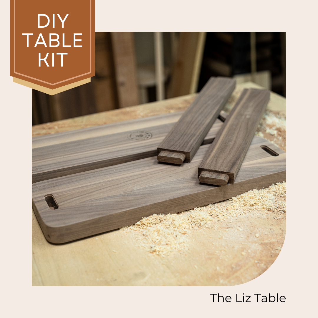DIY Table Kit - The Liz - Narrow Hardwood Side Table - Twenty Five and Pine