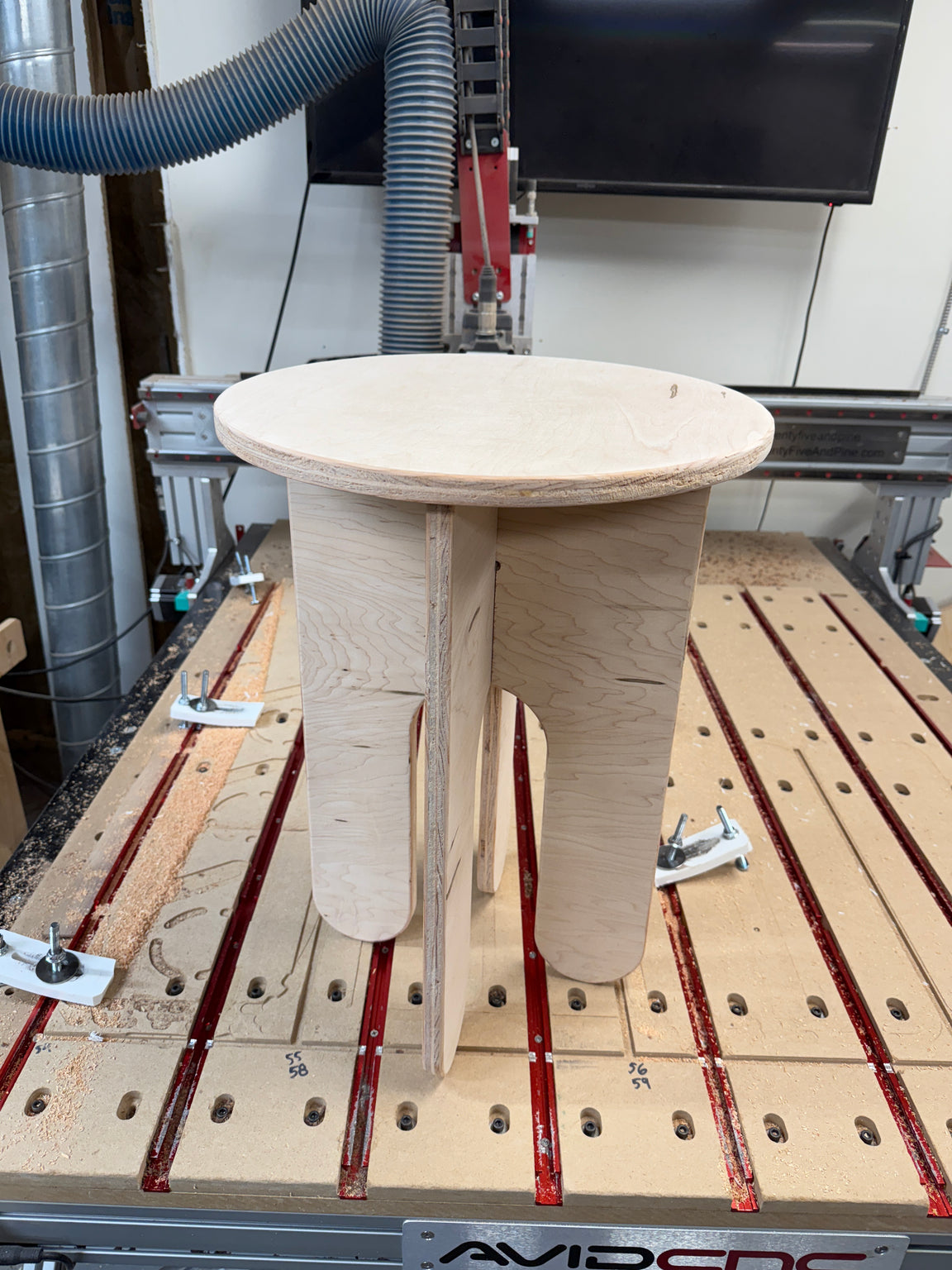 Small Table or Plant Stand CNC Files – Twenty Five and Pine
