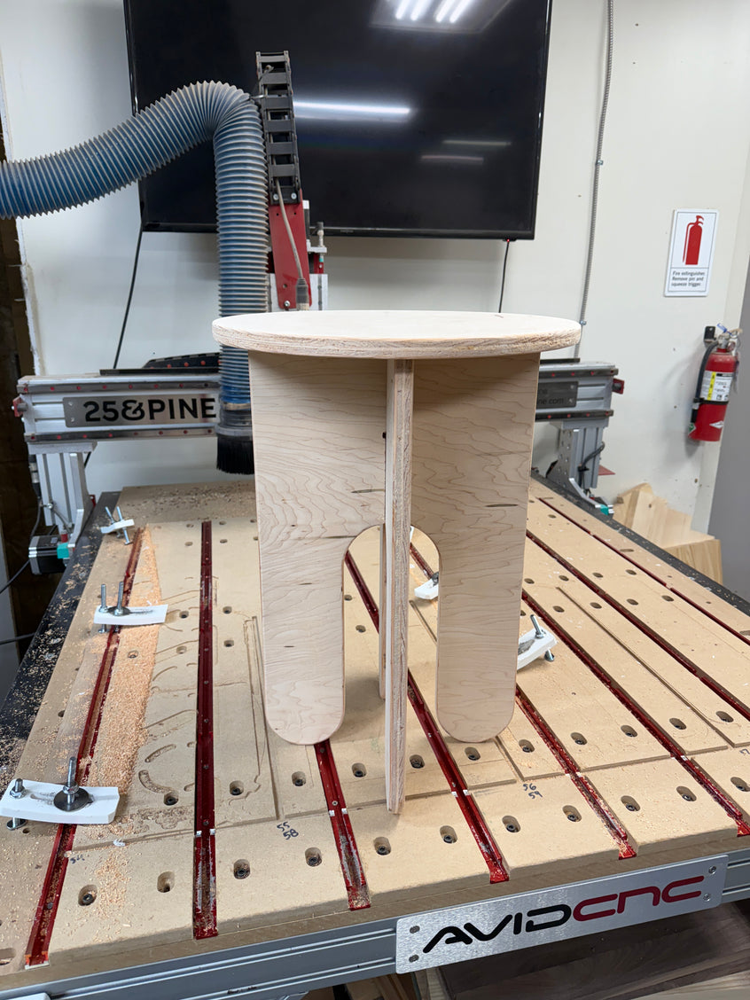 Small Table or Plant Stand CNC Files – Twenty Five and Pine