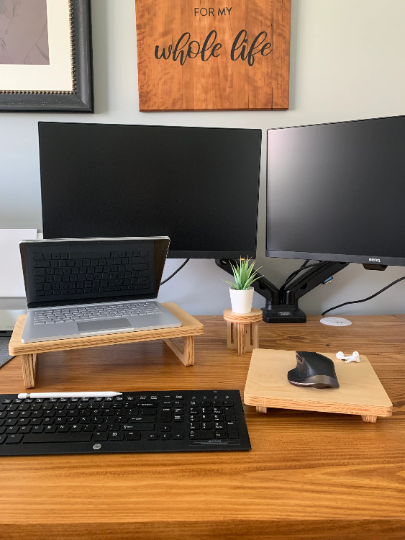 CNC Files for Laptop Stand and Mouse Pad, CNC Router Project for Wood ...